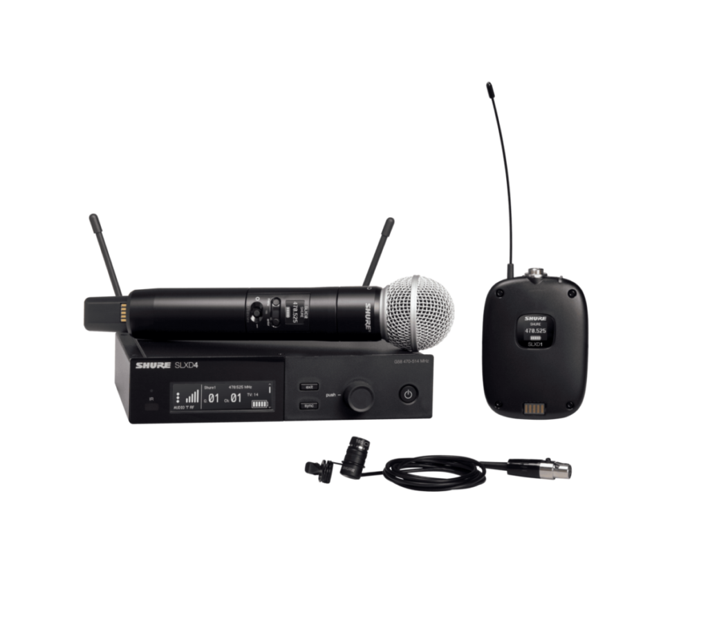 SLXD - A Shure Digital Wireless Choice - Shop Production World